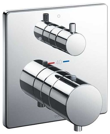 Toto TBV02403U#CP Polished Chrome Thermostatic Valve Trim w/ Volume ...