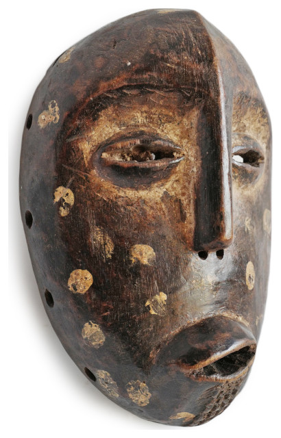 Consigned Old Lega Dot Mask - Tropical - Decorative Objects And ...