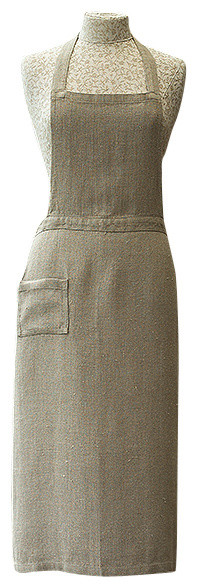 Linen Lara Apron Prewashed, Natural - Farmhouse - Aprons - by LinenMe ...