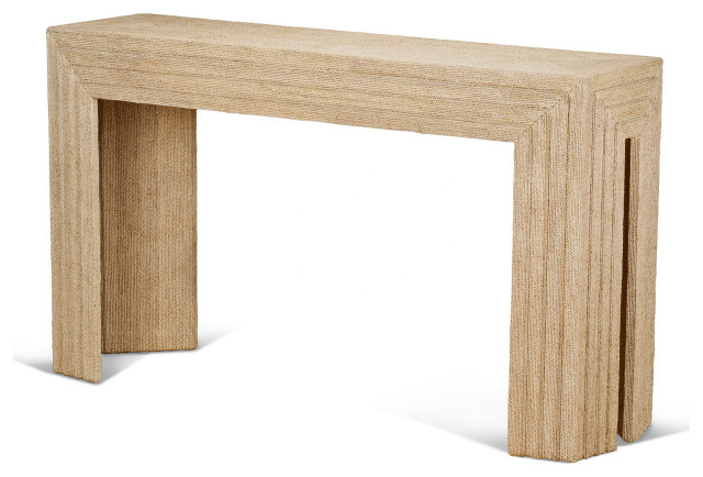 Abaca Console Table - Beach Style - Console Tables - by Maitland-Smith ...