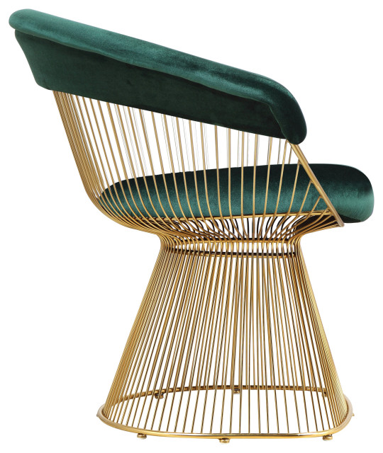Fern Wire Arm Chair Gold - Contemporary - Armchairs And Accent Chairs ...