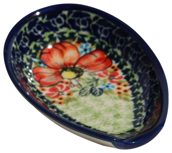 Polish Pottery Spoon Rest, Pattern Number: 296ar - Farmhouse - Spoon ...