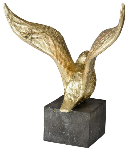 Winged Bird Sculpture Set of 3 - Contemporary - Decorative Objects And ...