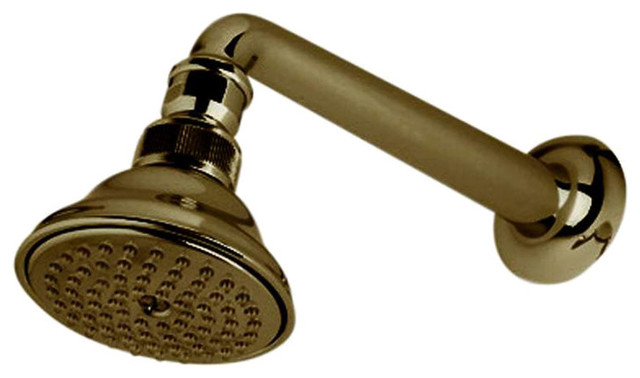 Rohl Satin Nickel 7-1/8" Shower Arm - Transitional - Showerheads And ...