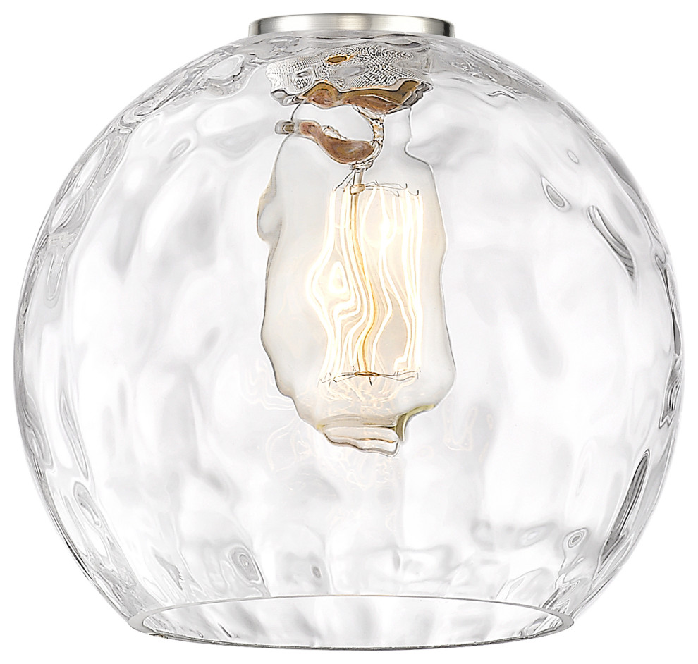 Athens Water Glass 8" Glass Clear Water Glass - Transitional - Lighting ...