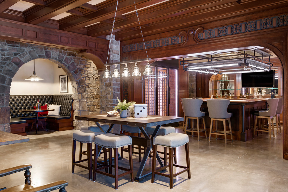 Huntington Manor - Traditional - Home Bar - Minneapolis - by James ...