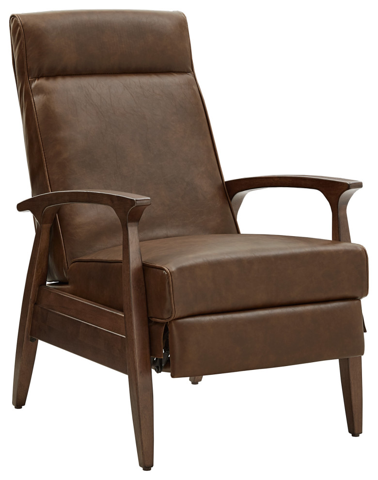 Winfryd 25.75" Wide Mid-Century Modern Recliner - Midcentury - Recliner ...