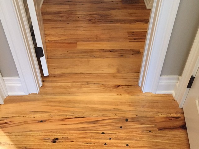 Reclaimed Wood, Tap Hole Maple Flooring, Sample - Rustic - Hardwood ...