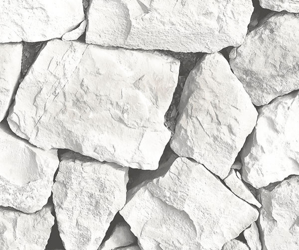 Realistic Rock Wall Pattern Wallpaper, 1 Bolt - Contemporary ...