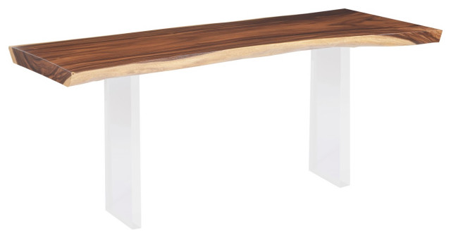 Origins Freeform Desk With Acrylic Legs - Contemporary - Desks And ...
