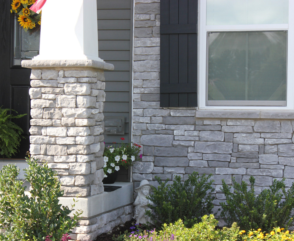 Shadow Ledgstone Stone Veneer Home Exterior - by User | Houzz