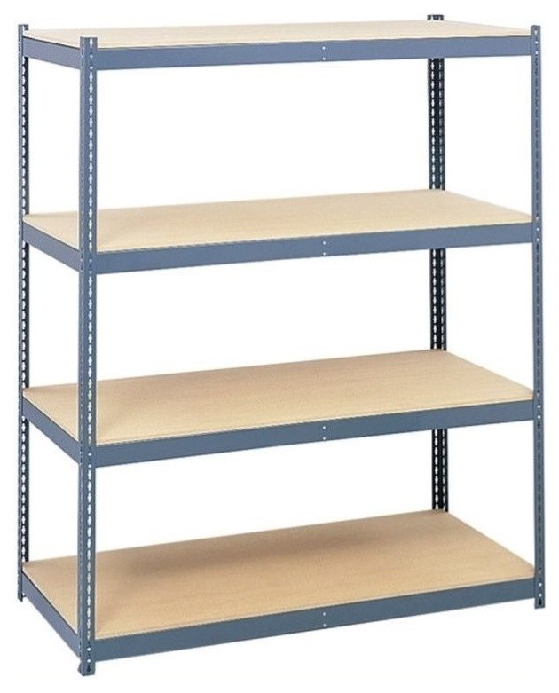 Safco Steel Archival Shelving Unit - Utility Shelves - by Homesquare ...