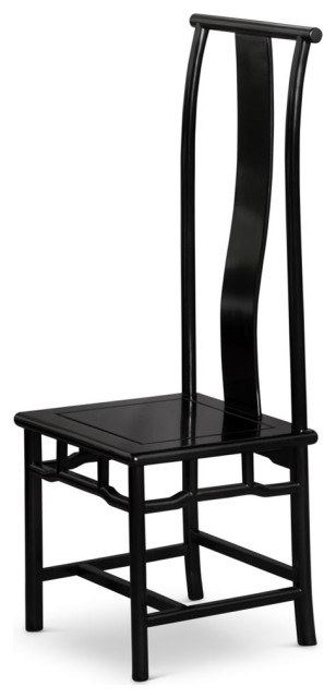 Black Rosewood Ming Chinese Tall Chair - Asian - Armchairs And Accent ...