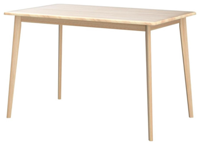 Mid-Century Modern Rectangular Dining Table in Malaysian Oak ...