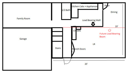 Help with Floorplan Redesign and Load Bearing Walls
