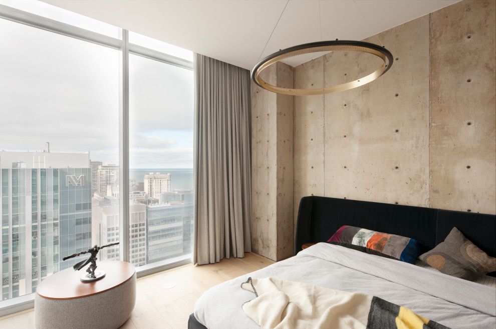 Loop Residence - Industrial - Bedroom - Chicago - by SERENDI Design | Houzz