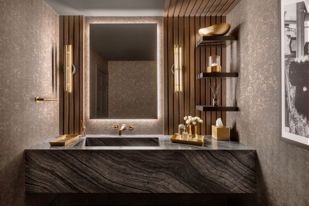 Sophisticated Glamour - Modern - Powder Room - Los Angeles - by JRP ...