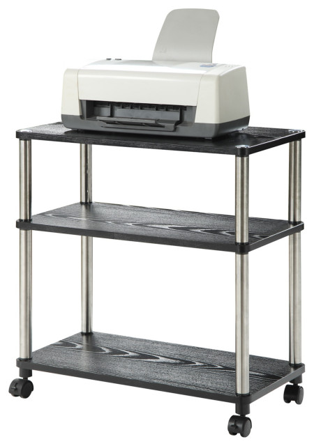 Designs2Go 3 Tier Office Caddy With Wheels - Contemporary - Office ...