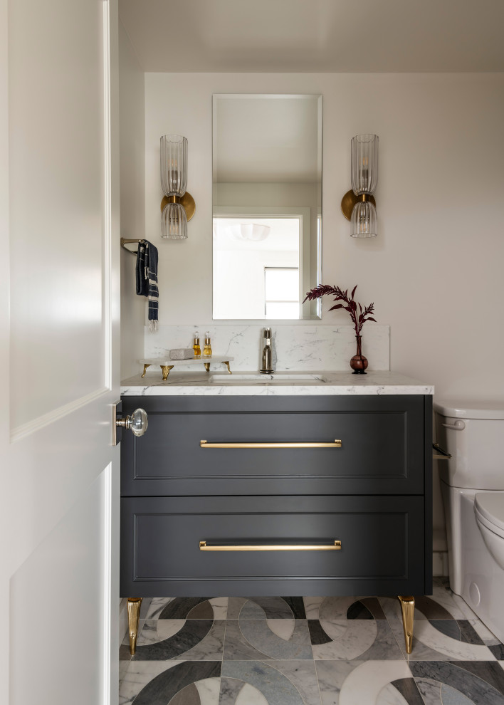 Magnolia View Home - Transitional - Powder Room - Seattle - by Board ...