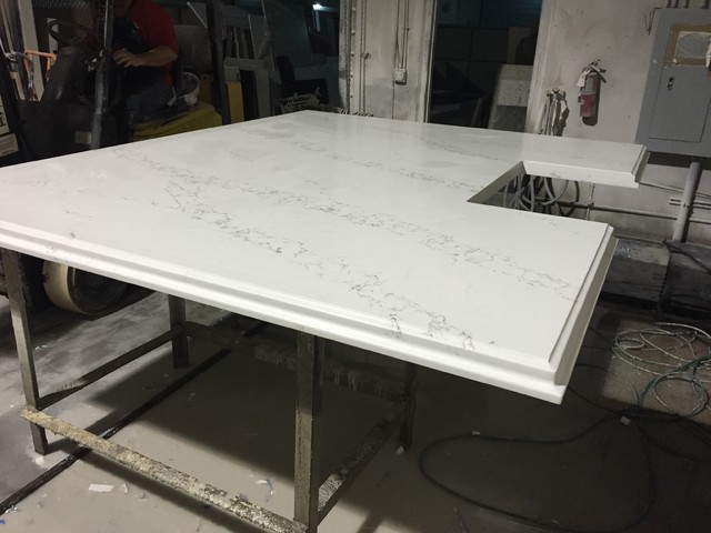 Statuario Quartz - Pompeii Quartz - Miami - by Coastal Marble And ...