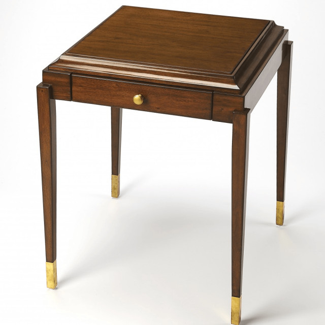 Antique Cherry Game Table - Contemporary - Game Tables - by HomeRoots ...