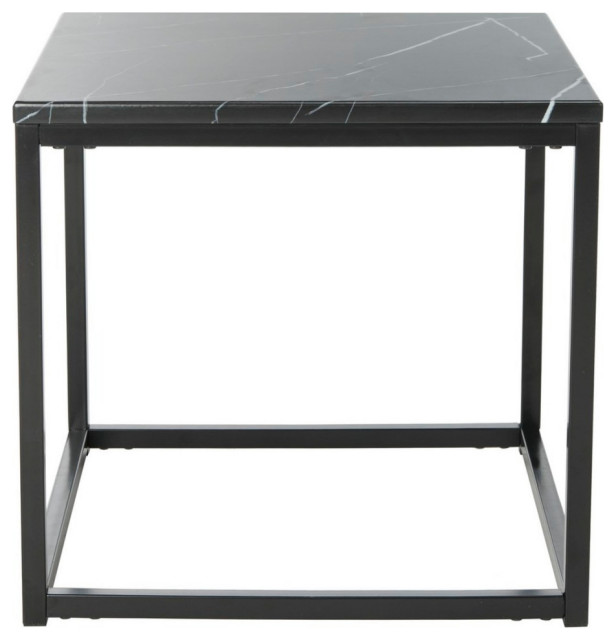 Kathleen End Table, Black - Industrial - Side Tables And End Tables ...