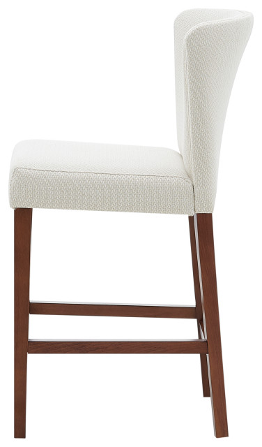 Albie KD Fabric Counter Stool - Transitional - Bar Stools And Counter ...