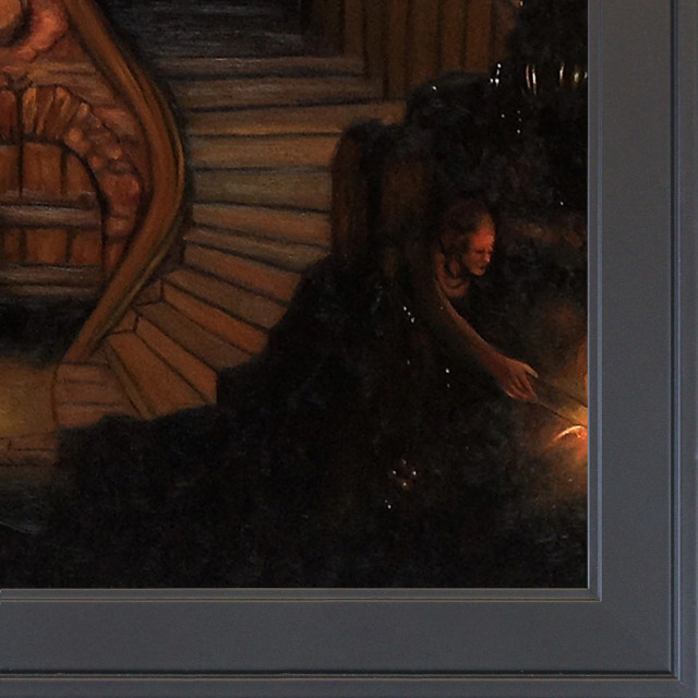 The Philosopher in Meditation, 24" x 28" - Contemporary - Paintings ...