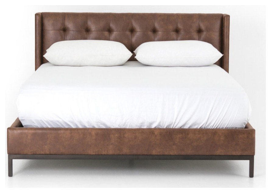 Astrid Bed, Queen - Transitional - Platform Beds - by Rustic Home ...