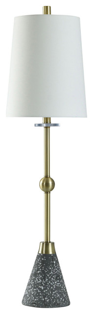 Tazzo Gold Table Lamp, Gold Brushed - Transitional - Table Lamps - by ...