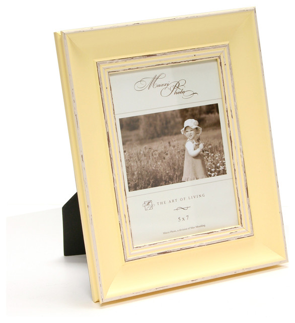 Verona Pastel Yellow Frame, 8"x10" - Farmhouse - Picture Frames - by ...