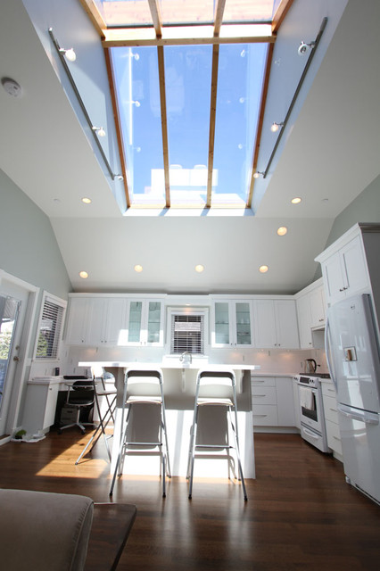 Open Concept Kitchen With Sky Roof - Traditional - Kitchen - Vancouver ...
