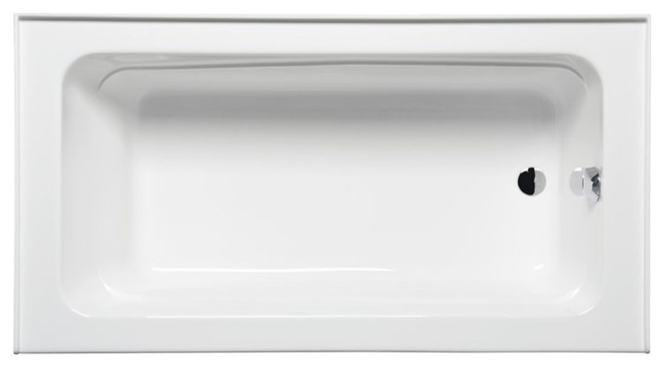 Malibu Home La Jolla Rh Massaging Air Jet Bathtub 60x 32x 20 In