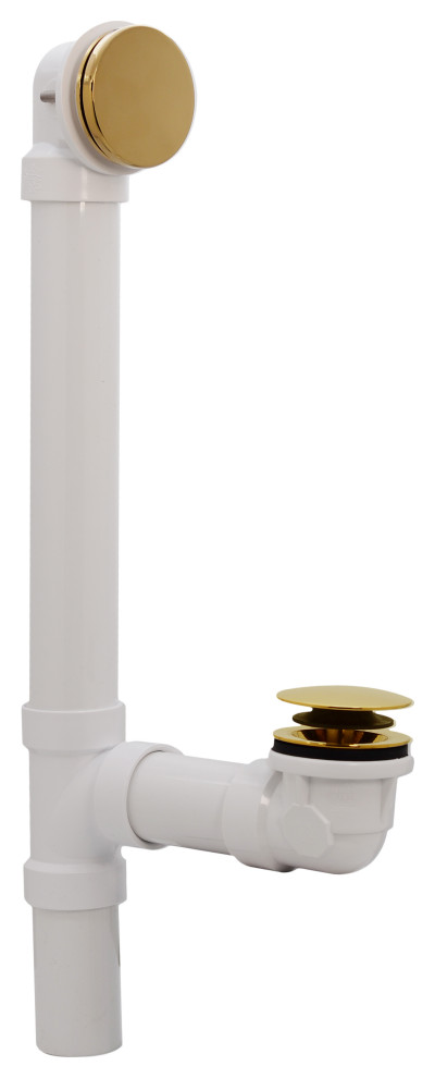 Illusionary Overflow 12" & 4" Sch. 40 PVC Bath Waste and Overflow Tip ...