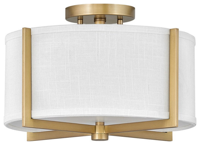 Hinkley Axis Foyer Light 41706HB - Heritage Brass - Transitional ...