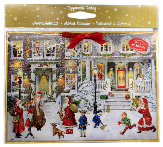 Christmas Music, The Street Advent Paper Calendar Germany Musical 94787 ...