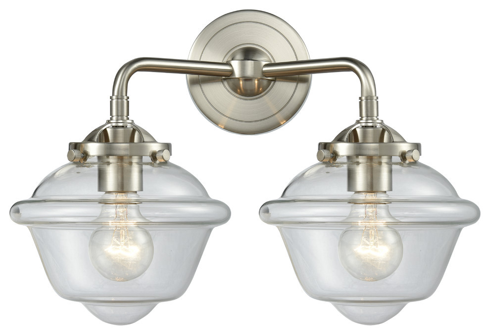 Small Oxford 2-Light Bath Vanity-Light - Traditional - Bathroom Vanity ...