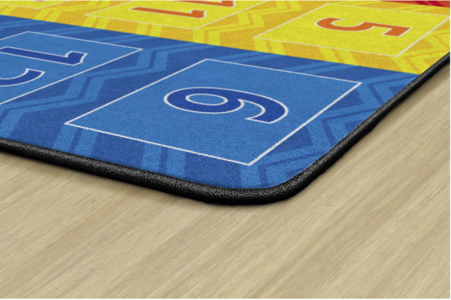 Flagship Carpets FE379-44A 7'6"x12' Number Chevrons Seats 30 Primary ...