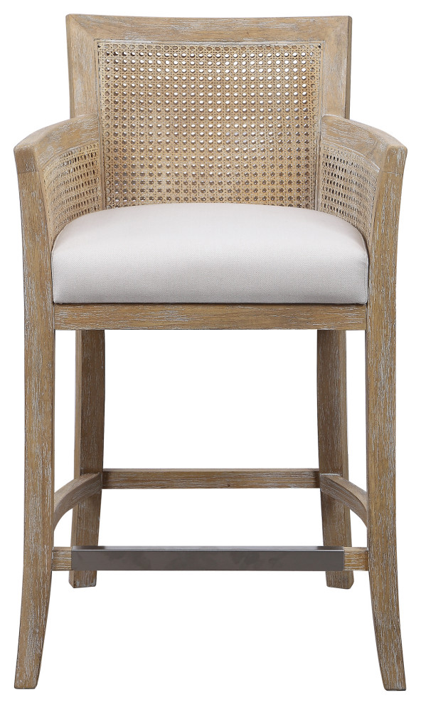 Encore Counter Stool, Natural" - Tropical - Bar Stools And Counter ...