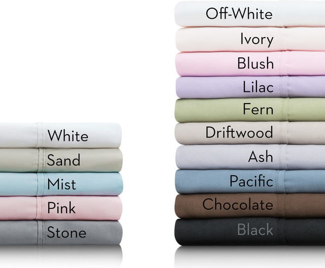 Brushed Microfiber Sheet 4 Piece Set by Malouf Fine Linens, King ...