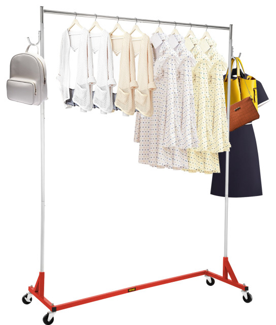 Z Rack Adjustable Height Rolling Garment Rack, 23.62x62.99x70.87 in ...