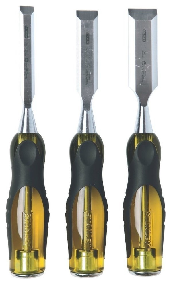 Stanley® 16-970 FatMax® Thru-Tang™ Wood Chisel Set, 9", 3-Piece ...