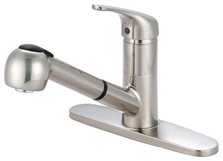 Elite Single Handle Pull-Out Kitchen Faucet - Contemporary - Kitchen ...