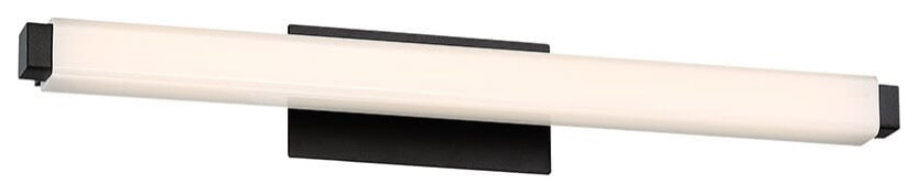 Modern Forms Mini Vogue 3" Bathroom Vanity Light in Black, 3.000 - Transitional - Bathroom ...