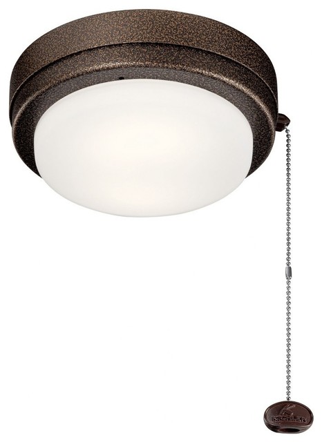 Kichler Lighting 338629WSP Arkwet Climates - 17W 1 LED Ceiling Fan ...