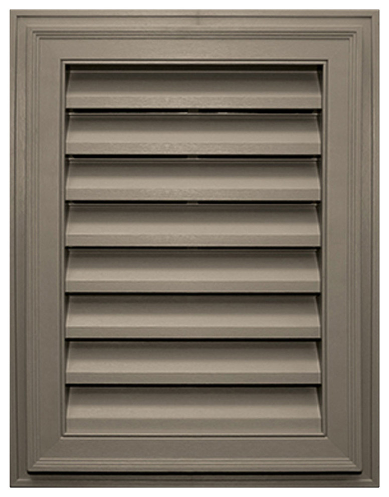 18"x24" Rectangle Gable Vent Louver - Traditional - Registers Grilles ...
