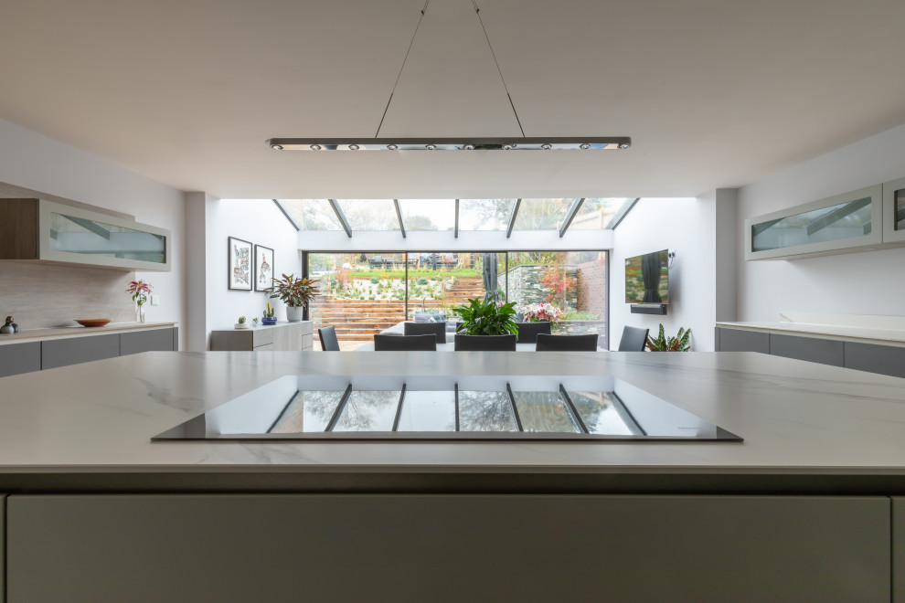 The Brighton House - RAL 7038 - Contemporary - Kitchen - Sussex - by ...