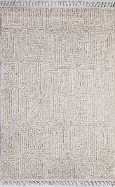 Bashian Benedict Area Rug Ivory 7'6" X 9'6" - Contemporary - Area Rugs ...