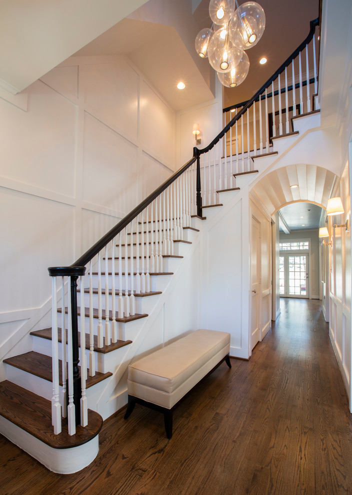 Clean Arlington Home - Transitional - Staircase - Baltimore - by Erin ...