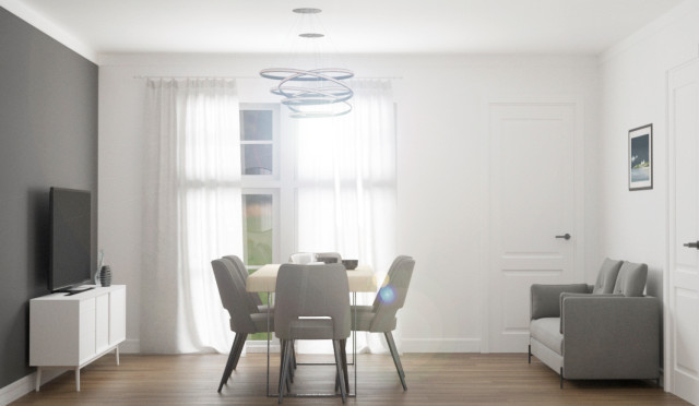 Redesign of Three Rooms in a House in London - Modern - Dining Room ...